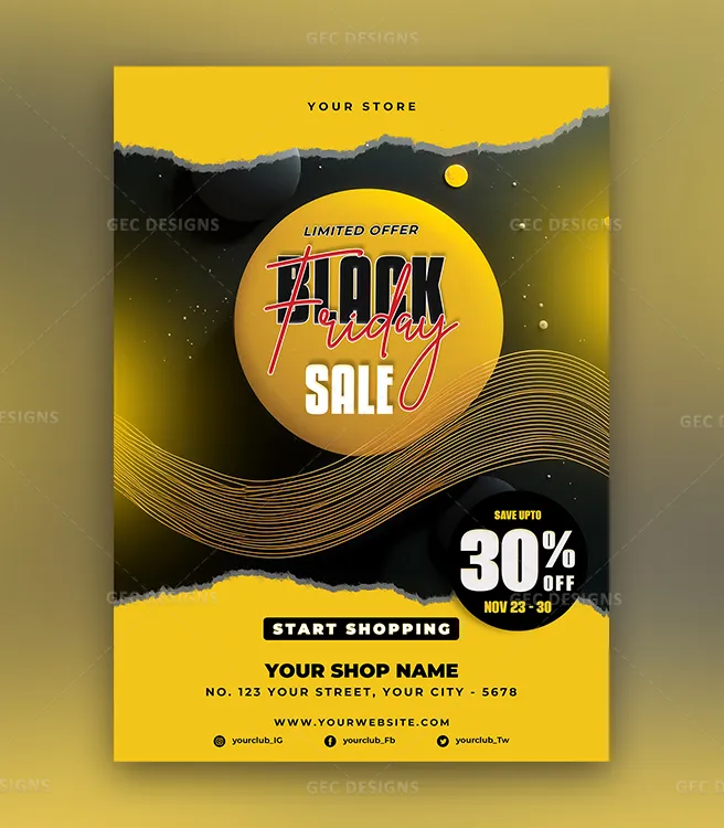 Flyer Templates - Free & Premium printable flyers| GEC Designs