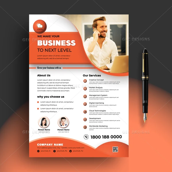Business to next-level creative flyer design | GEC Designs