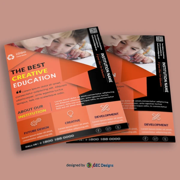 Creative School Education Flyer Template | GEC Designs