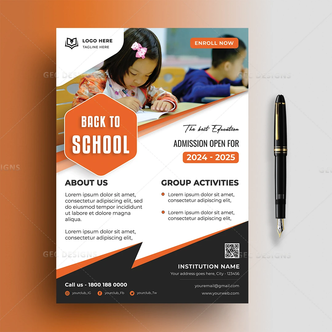 Path to Success | Flyer Template for School Admission Promotions | GEC ...