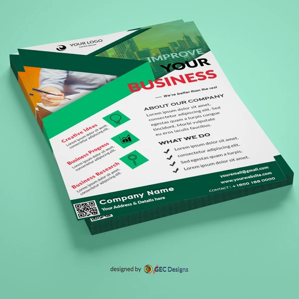 Professional Business promotion Flyer Template | GEC Designs