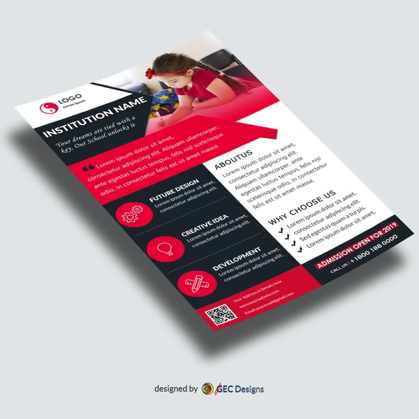 School Promotion Flyer Template | GEC Designs