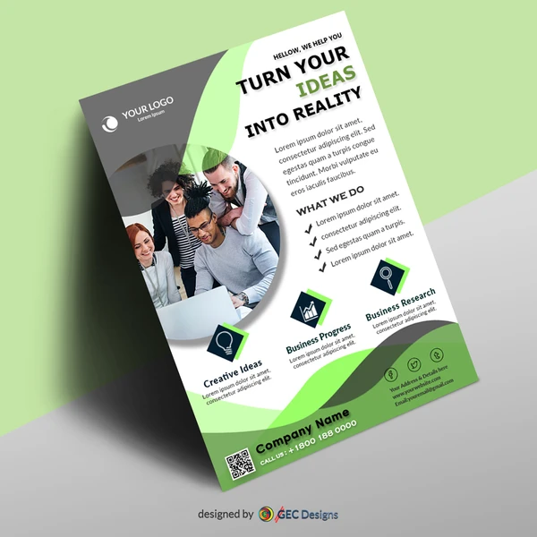 Startup Business promotion Flyer Template | GEC Designs