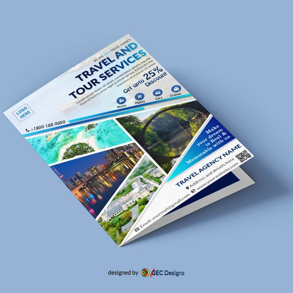 Travel and Tour Services flyer Template | GEC Designs