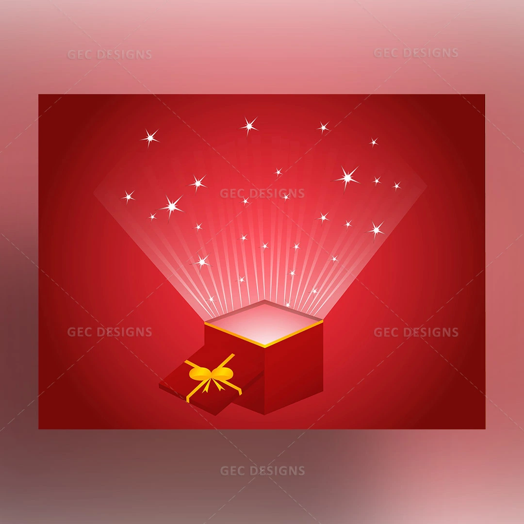 Flashing Gift box vector isometric illustration | GEC Designs