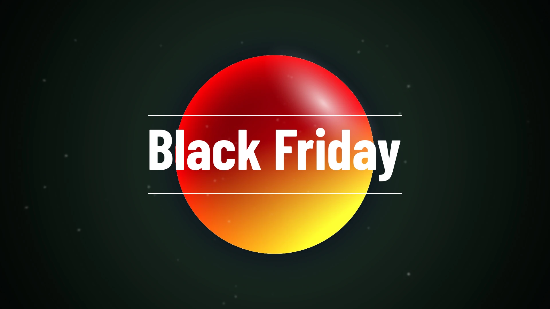Black Friday sales text animated PSD template - GEC Designs