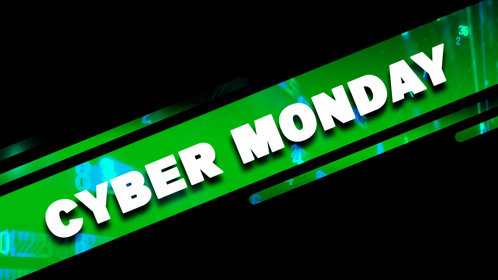 Cyber Monday Intro text animated PSD template - GEC Designs
