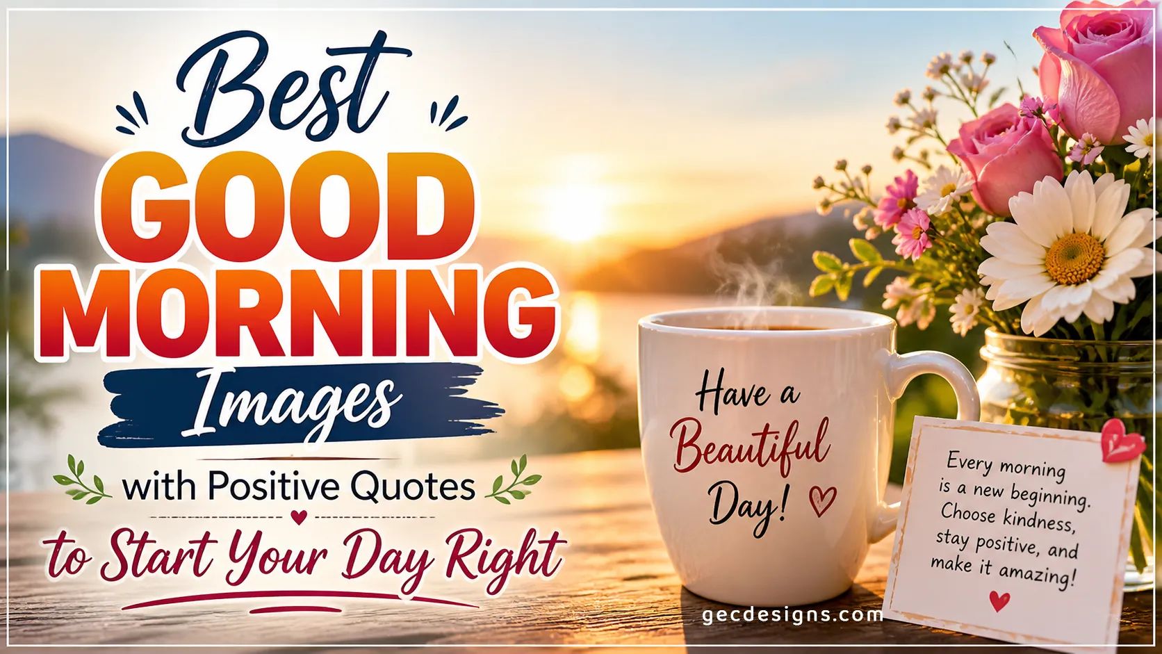 Best Good Morning Images With Positive Quotes To Start Your Day Right ...
