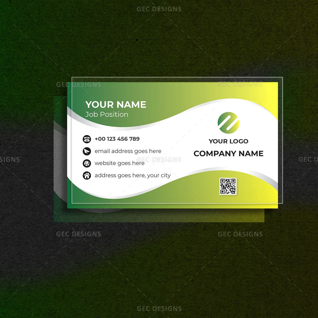 Bold and Creative Business Card Template for Entrepreneurs | GEC Designs