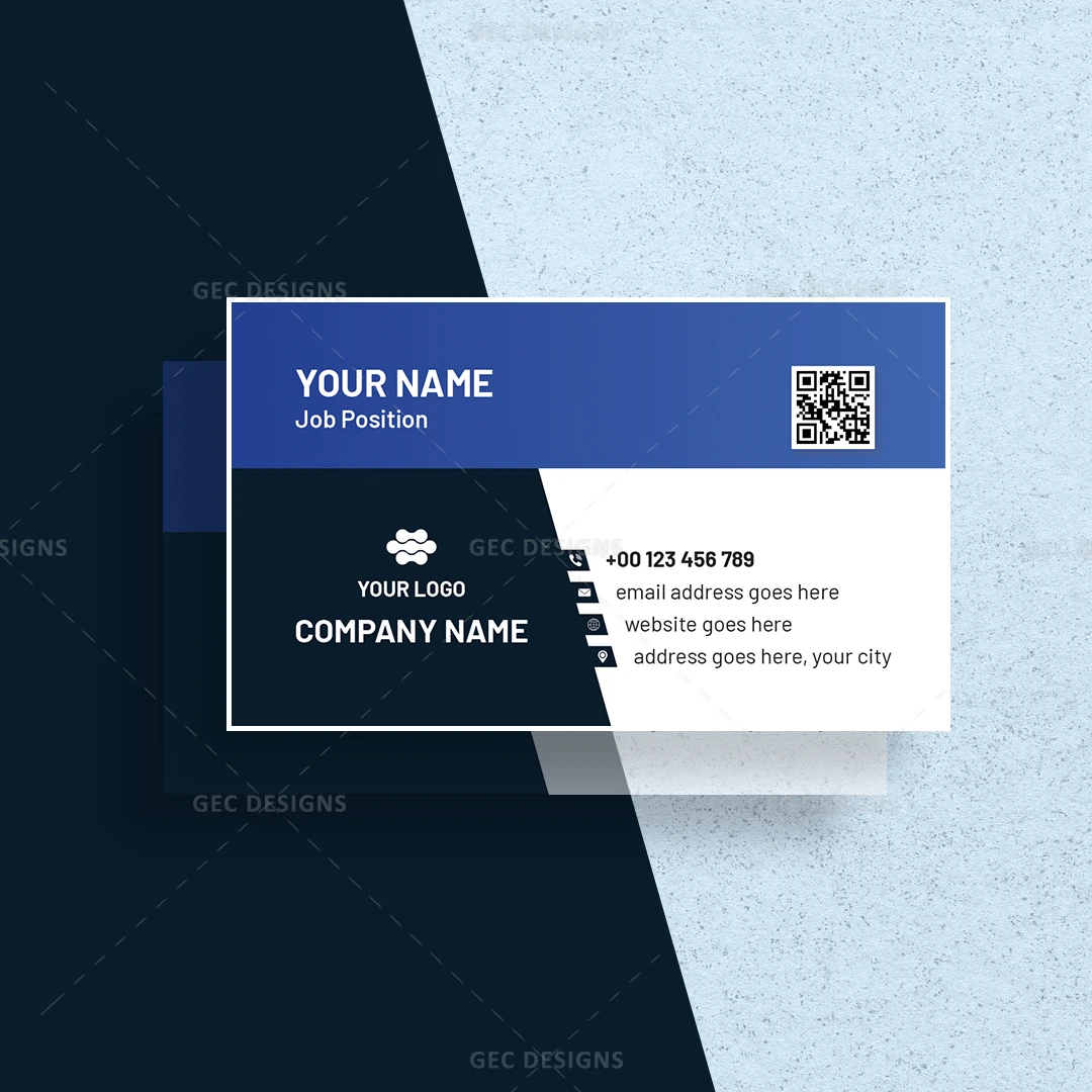 Business Card Template for Modern and Innovative Brands | GEC Designs