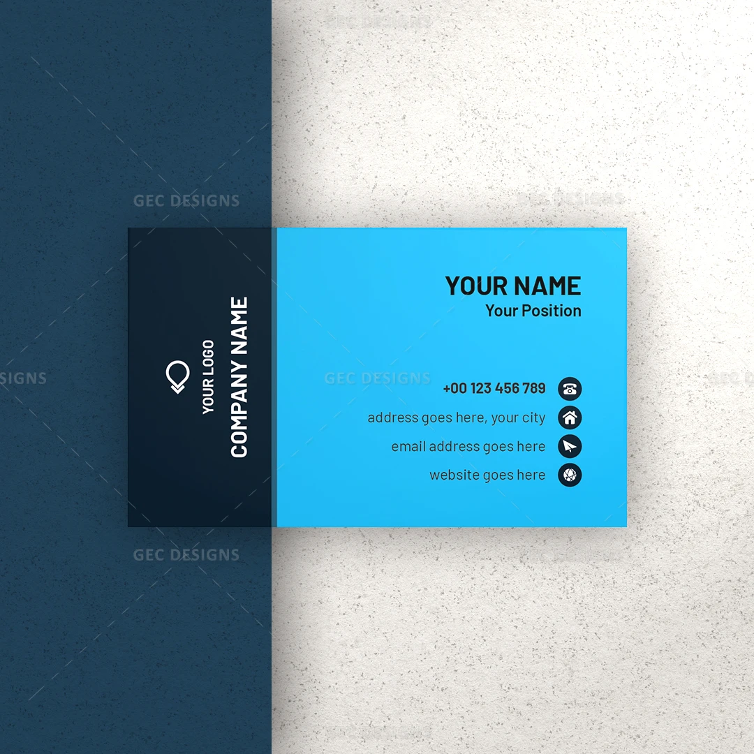 Free Vector Business Card Template with a Professional Touch | GEC Designs
