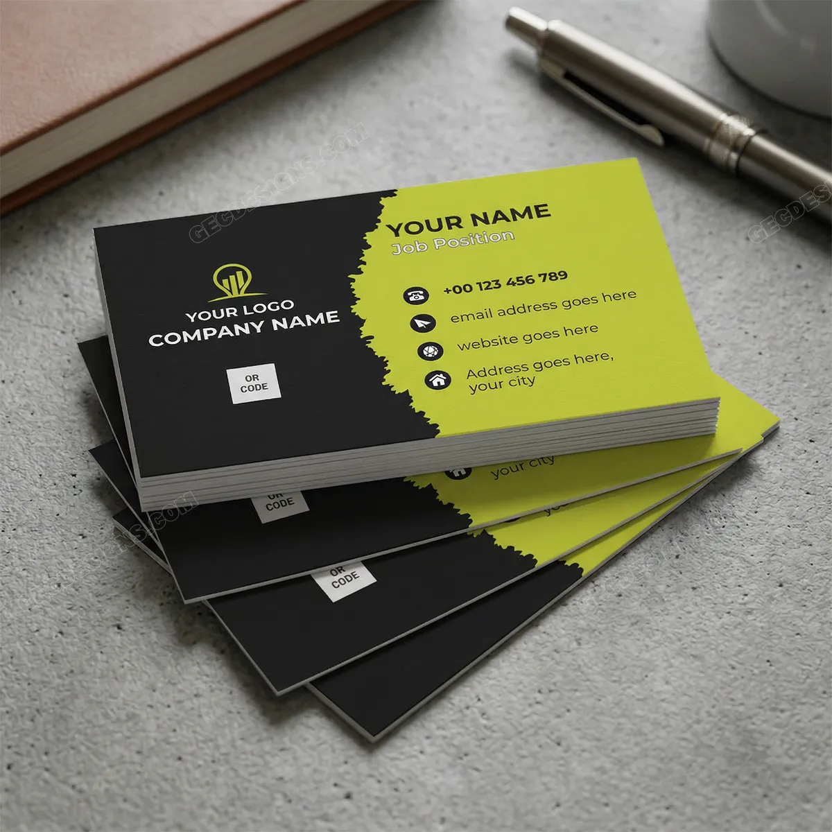 Modern creative business visiting card design - GEC Designs