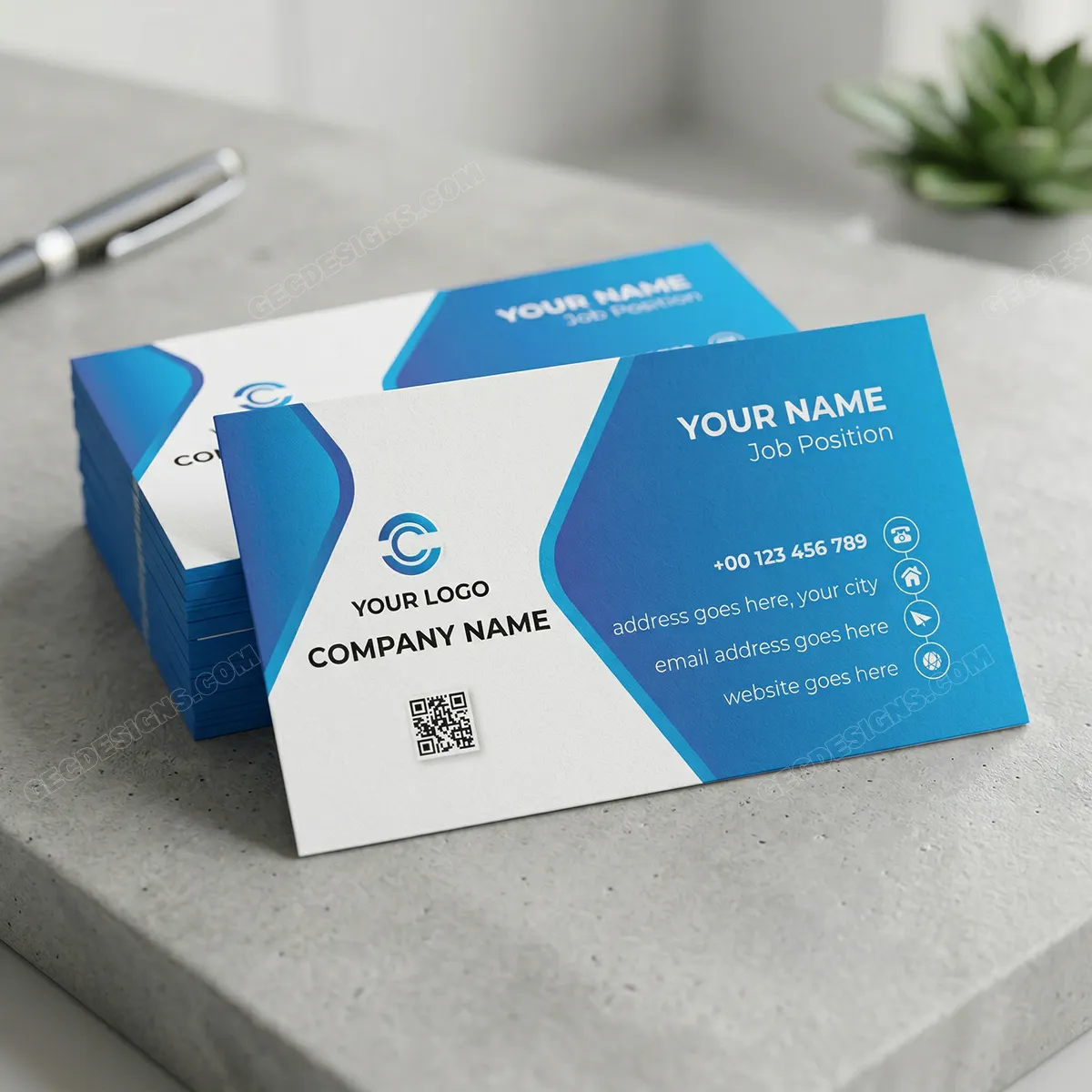 Trending Designs for Eye-Catching Business Card - Free Download on GEC ...