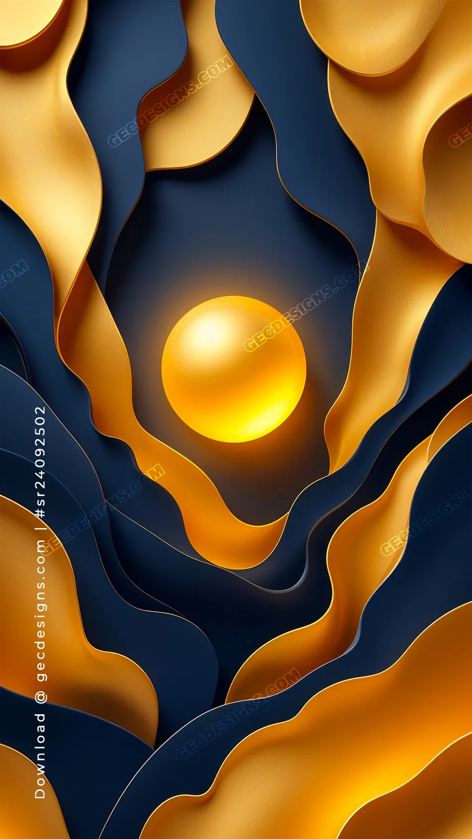 Abstract Wallpaper With Curves
