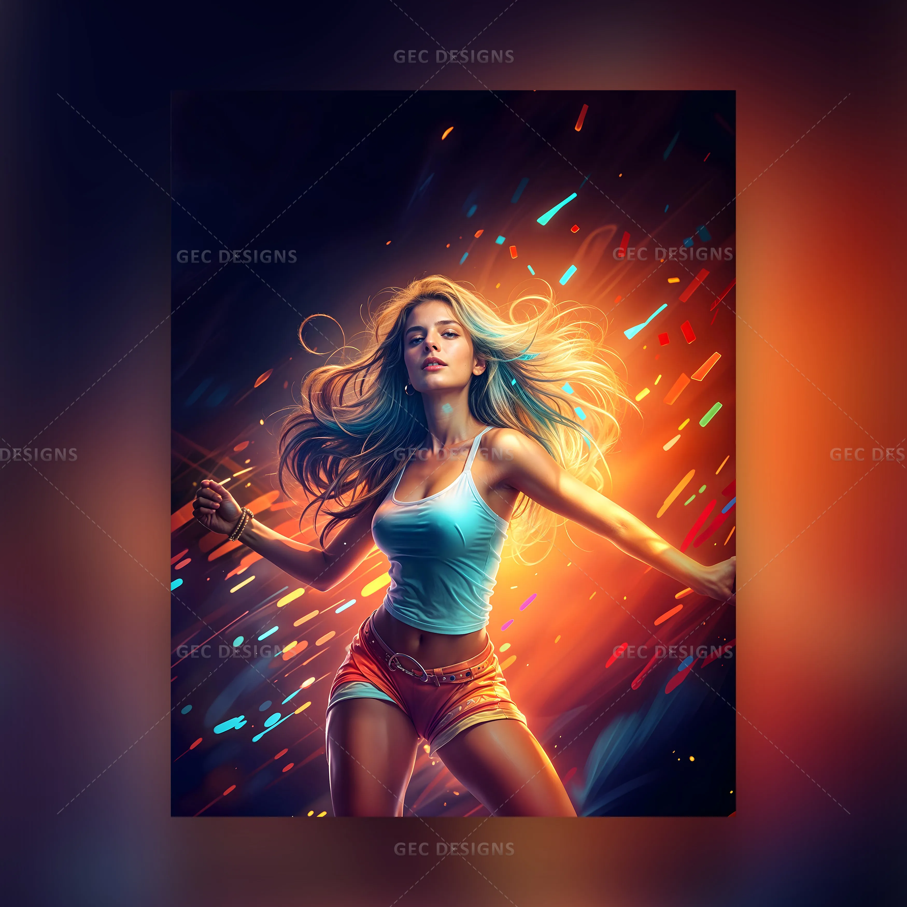 Beautiful girl dancing images, party vibe wallpaper | GEC Designs