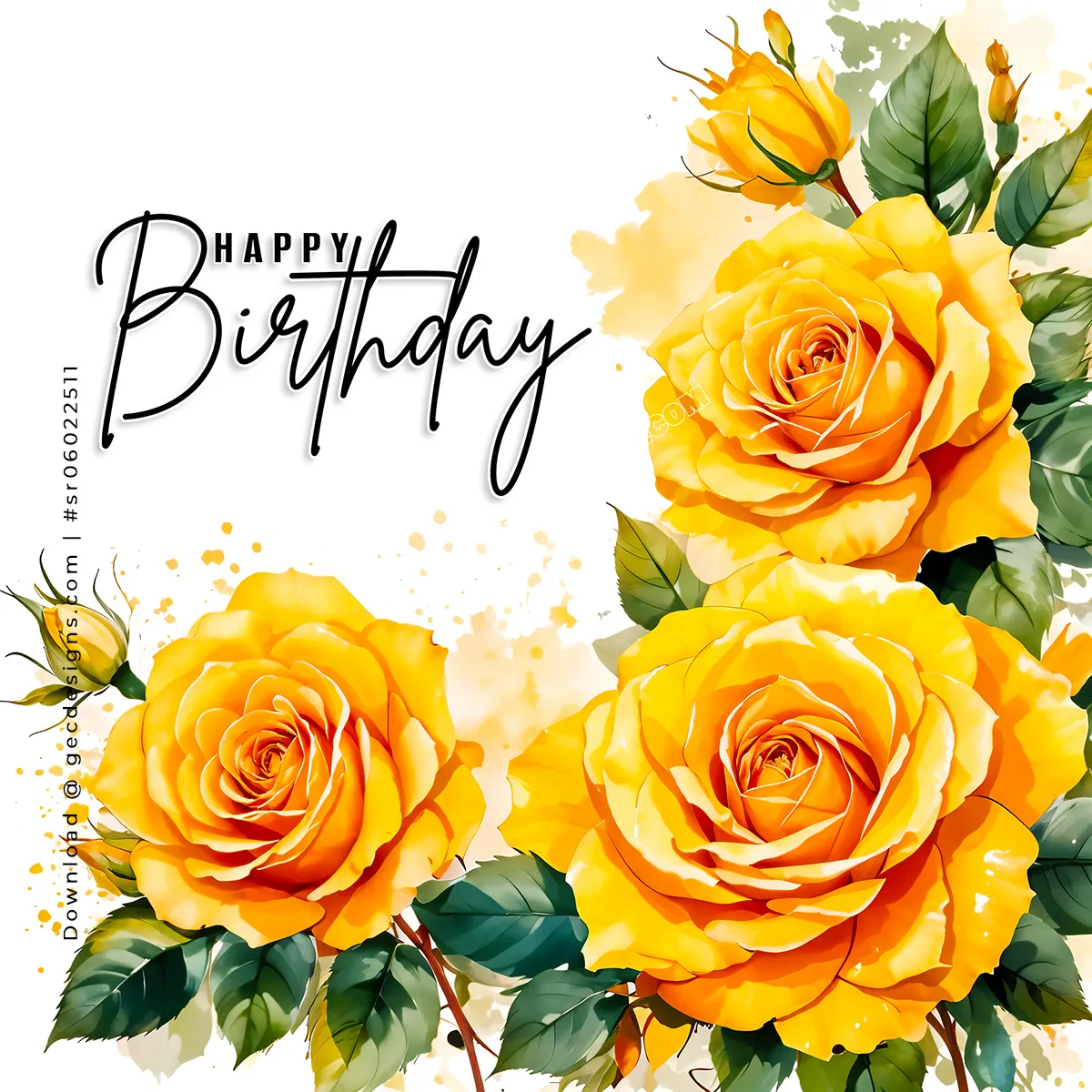 Happy birthday wishes image with pink balloons, chocolate cake, and a ...