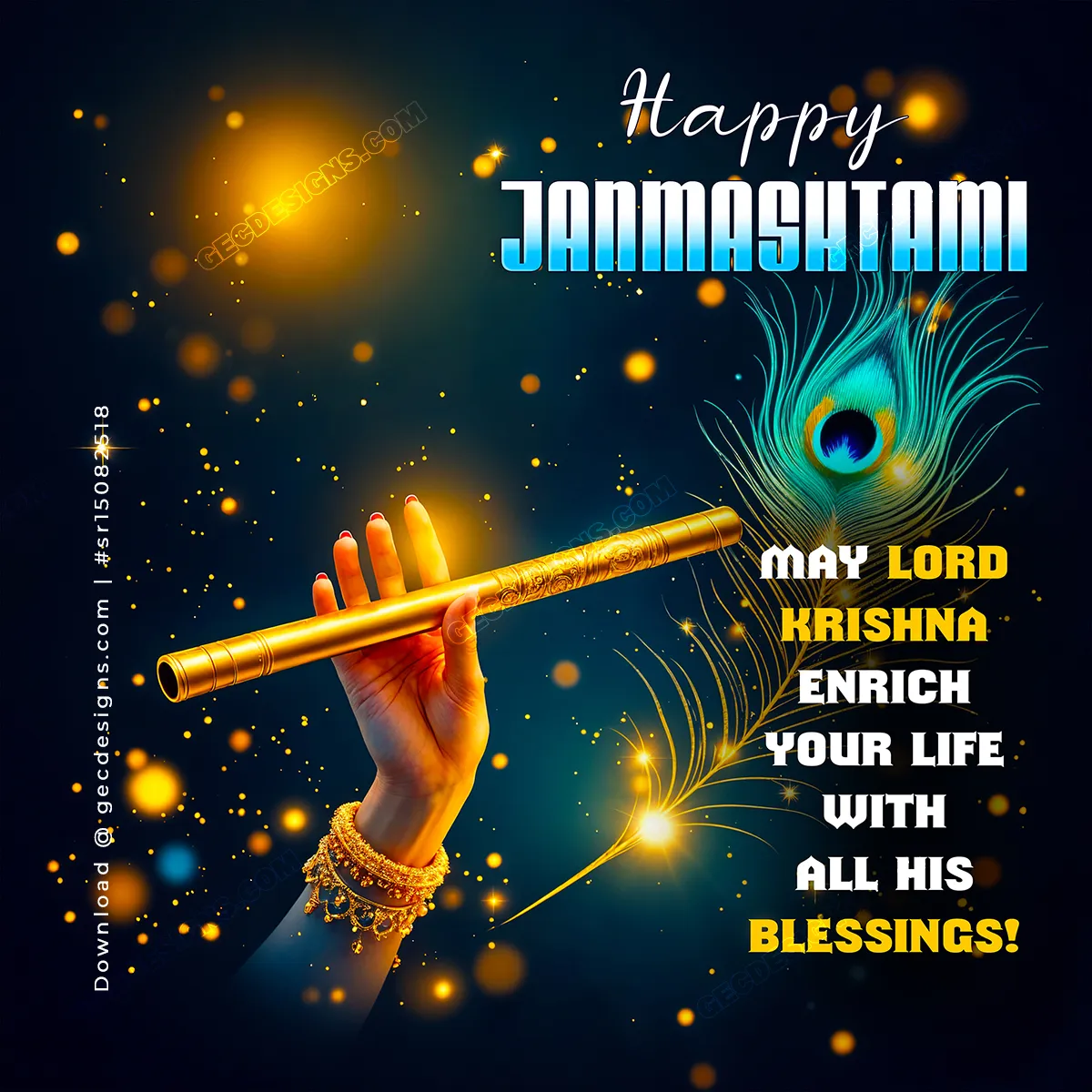 Lord Krishna - High-Resolution Wallpapers for All Screens | GEC Designs ...