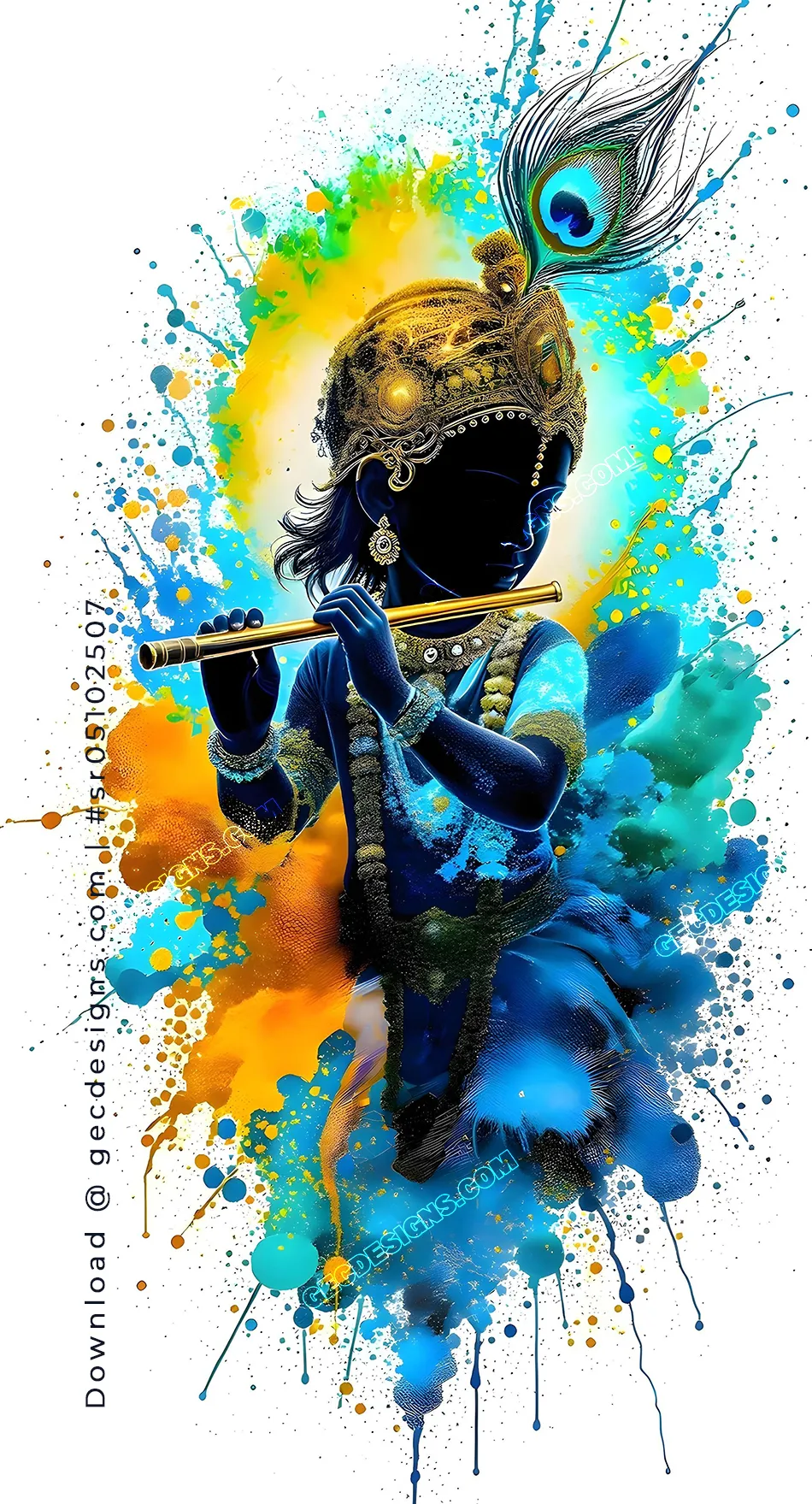Lord Krishna - High-Resolution Wallpapers for All Screens | GEC Designs ...