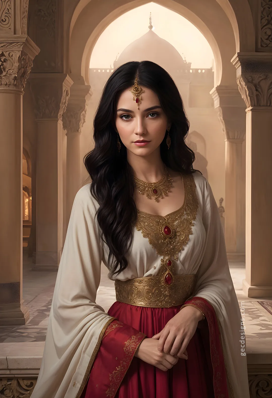 Beautiful Turkish woman with Turkish clothes, hyper-realistic AI ...