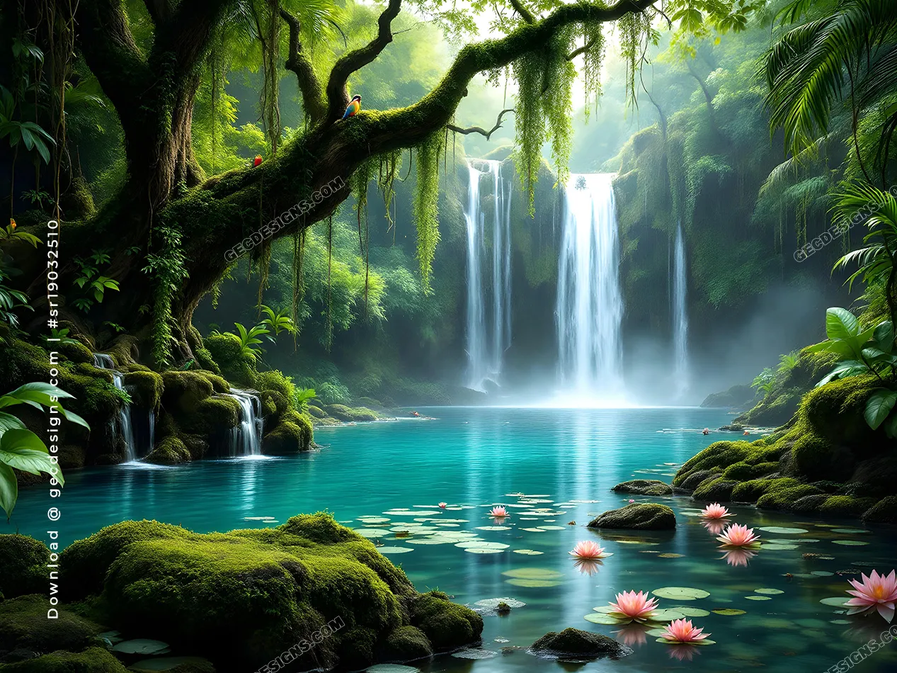 Tropical Rainforest Waterfalls Wallpapers Gallery