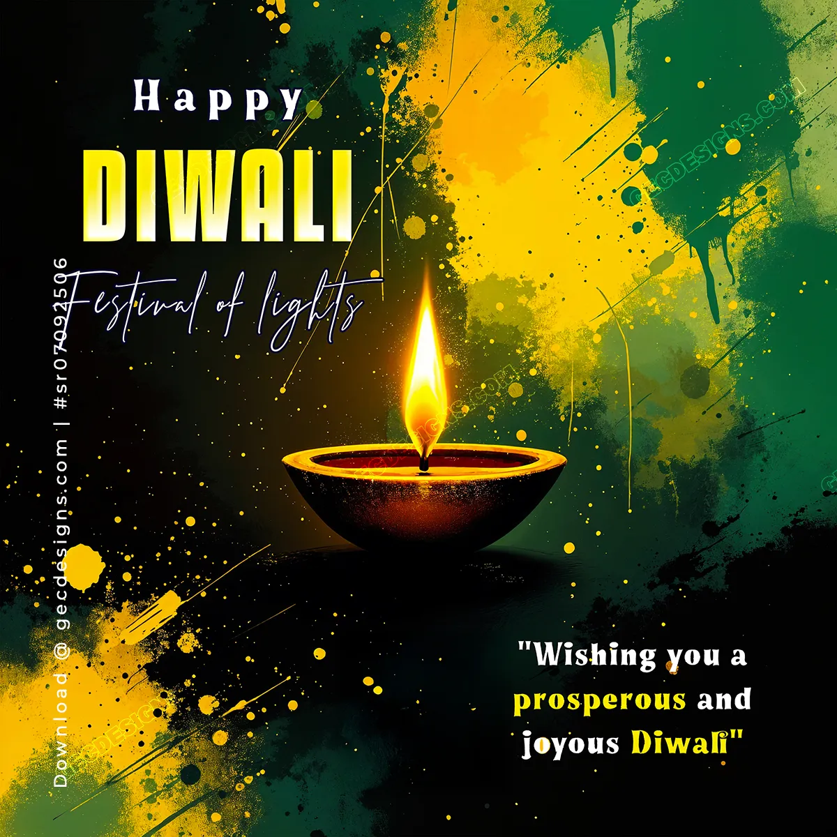 Colorful Festival of Lights Happy Diwali Image for 2025 Greetings - GEC ...