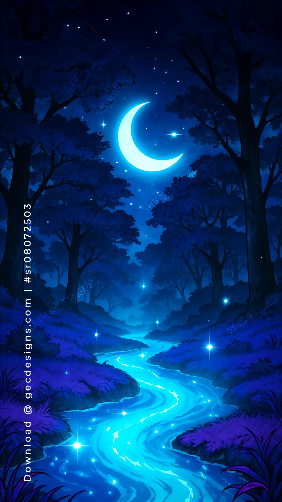 Art Moon Night Wallpaper Wallpaper Fantasy Art Full Moon In Night Sky
