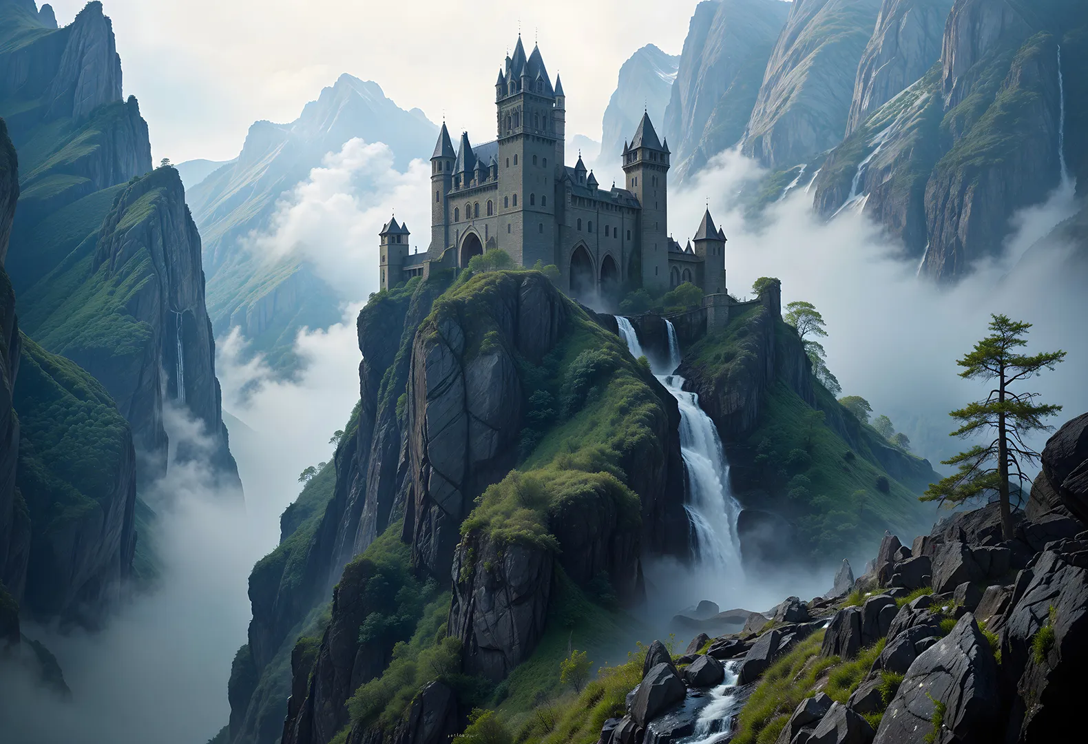 Fantasy Castle Landscapes