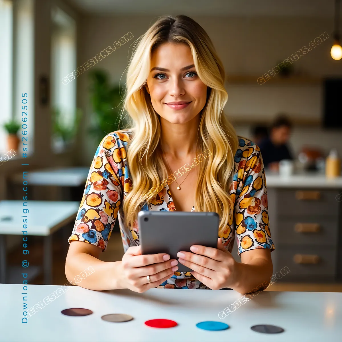 Female Graphic designer working with tablet image - GEC Designs