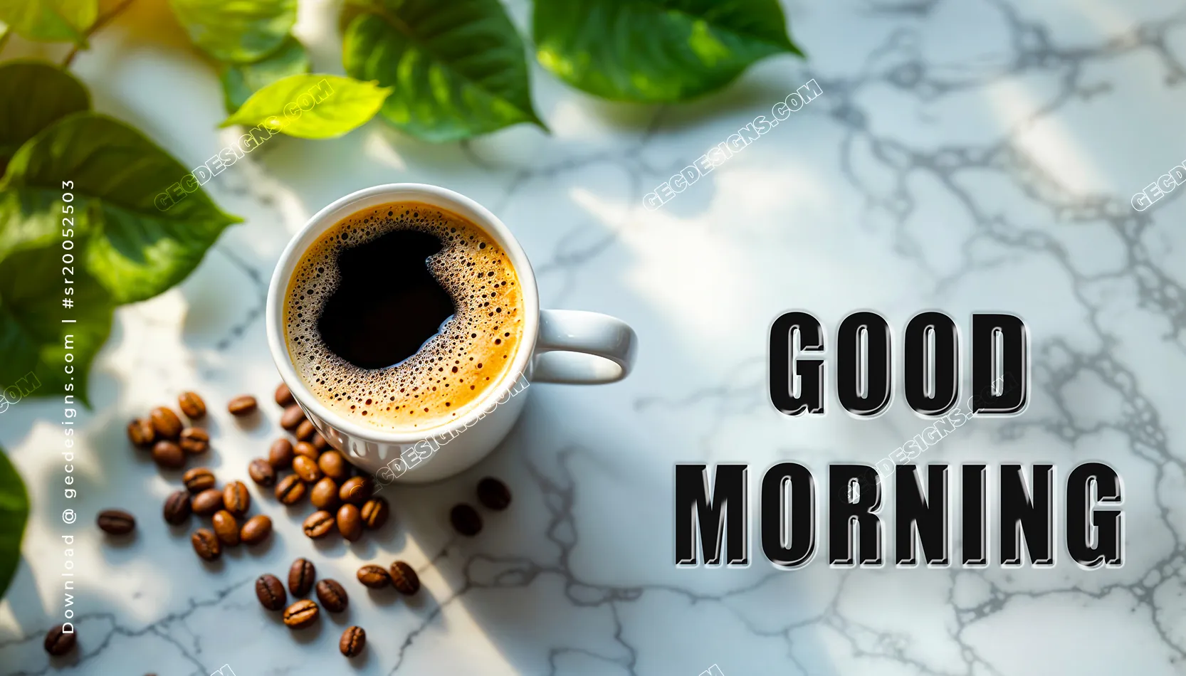 Good Morning, Coffee image - GEC Designs