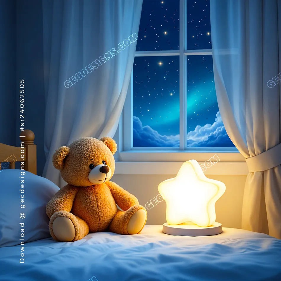 Good Night Teddy Bear Wallpaper