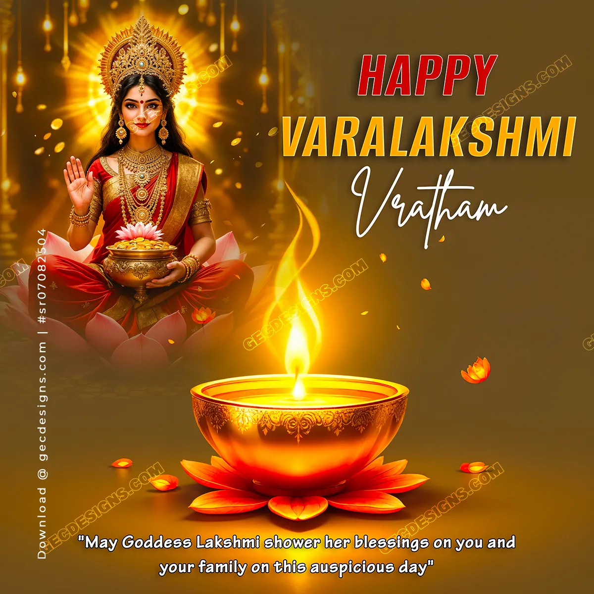 Happy Varalakshmi Vratham Images - GEC Designs