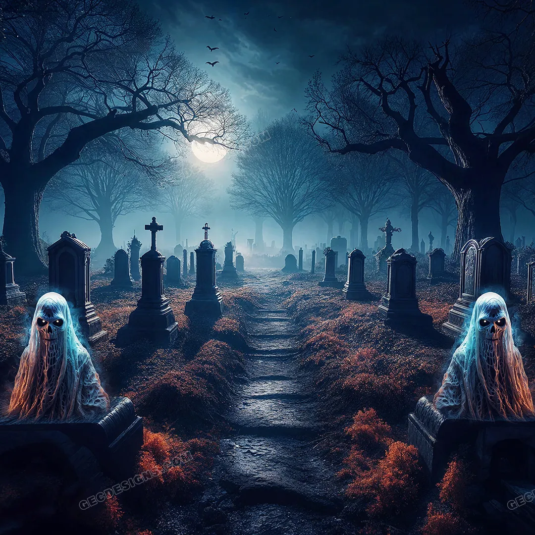 Haunted Graveyard Wallpaper 22973