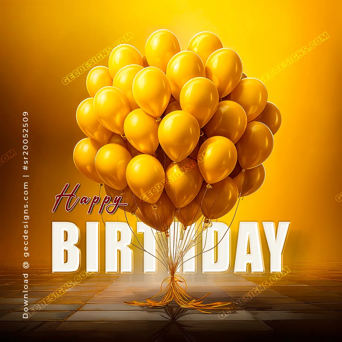 Happy Birthday Balloon Images Happy Birthday Rainbow Mix (12 Balloons)