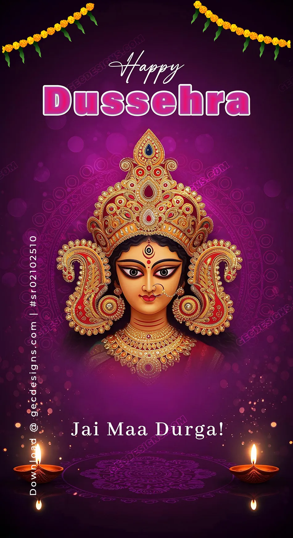 Happy Dussehra 2025, Vijayadashami Wishes with Goddess Durga ...