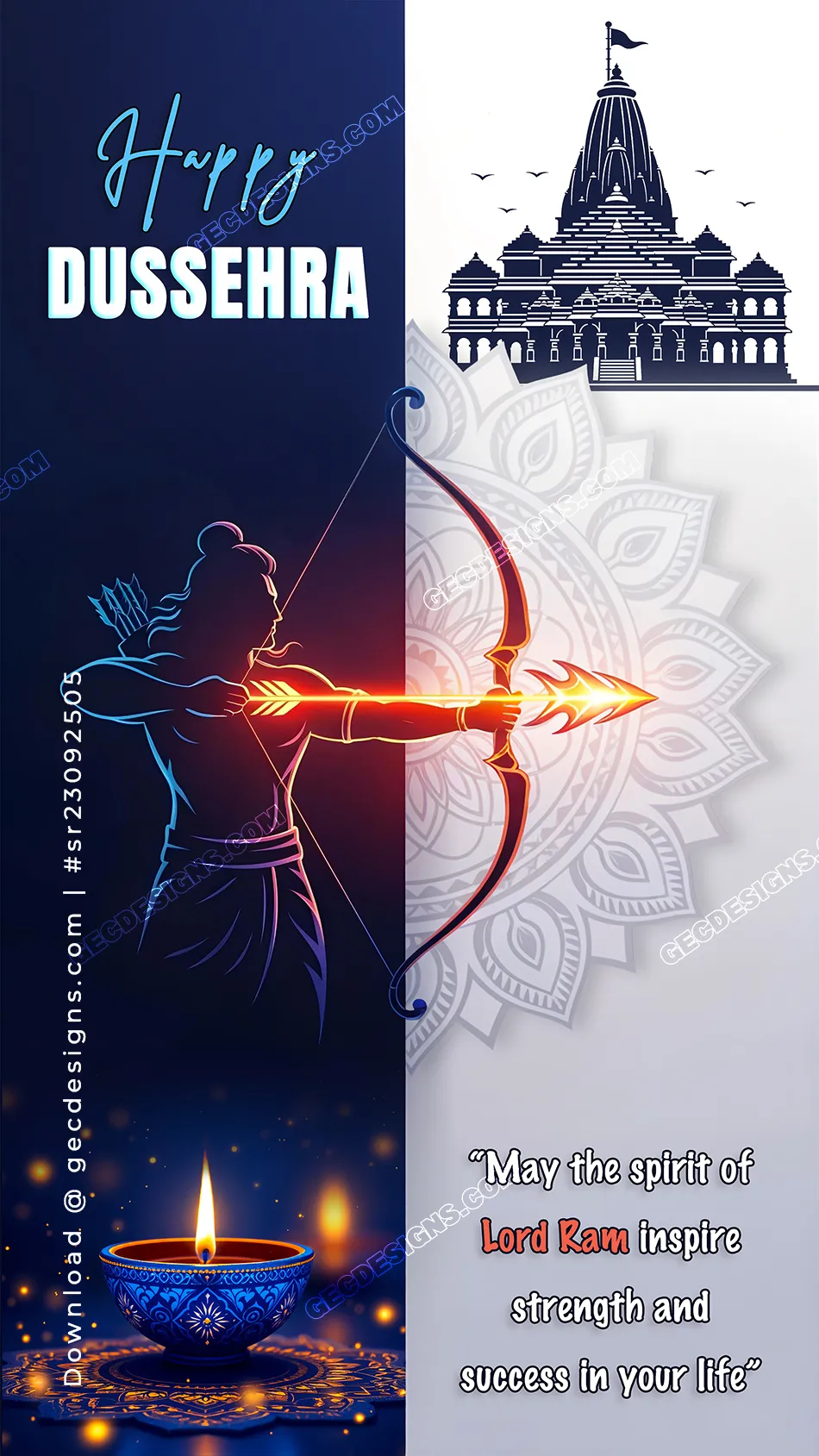 Happy Dussehra, Inspiring Vijayadashami Wishes, Lord Ram Silhouette ...