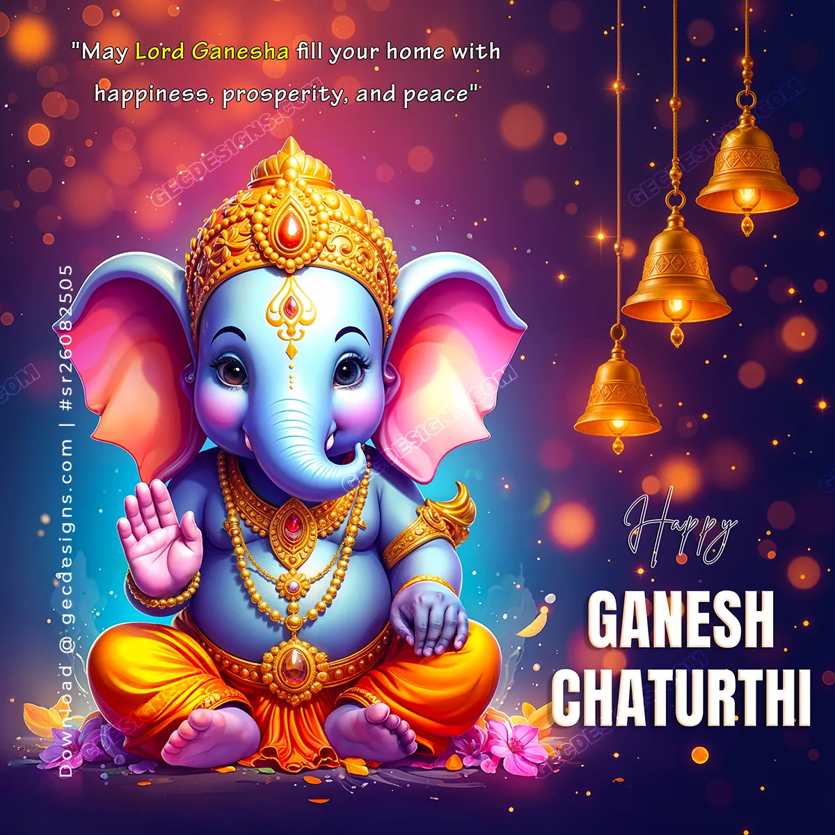 Happy Ganesh Chaturthi 2025 Wishes: Image of Cute Blue Lord Ganesha ...