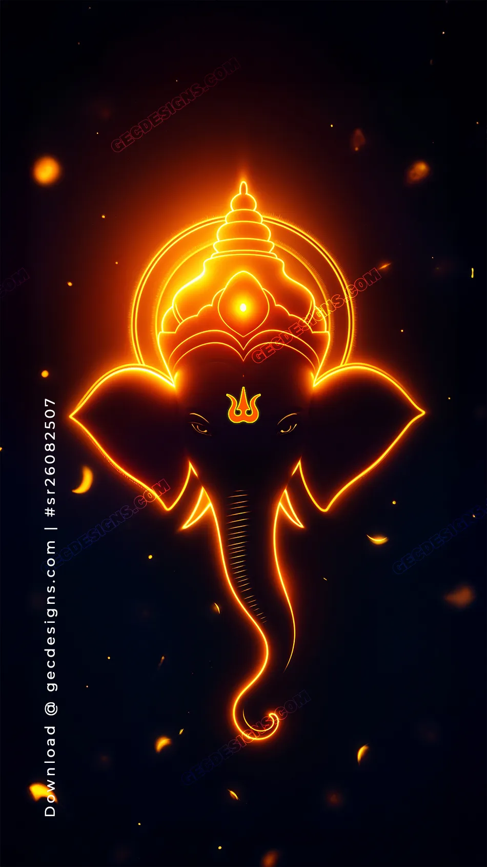 Happy Ganesh Chaturthi 2025 Wishes: Image of Lord Ganesha Glowing in ...