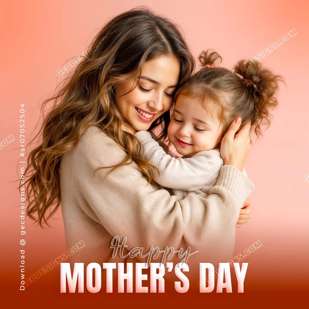 Happy Mother's Day, Mother and Daughter bond - GEC Designs