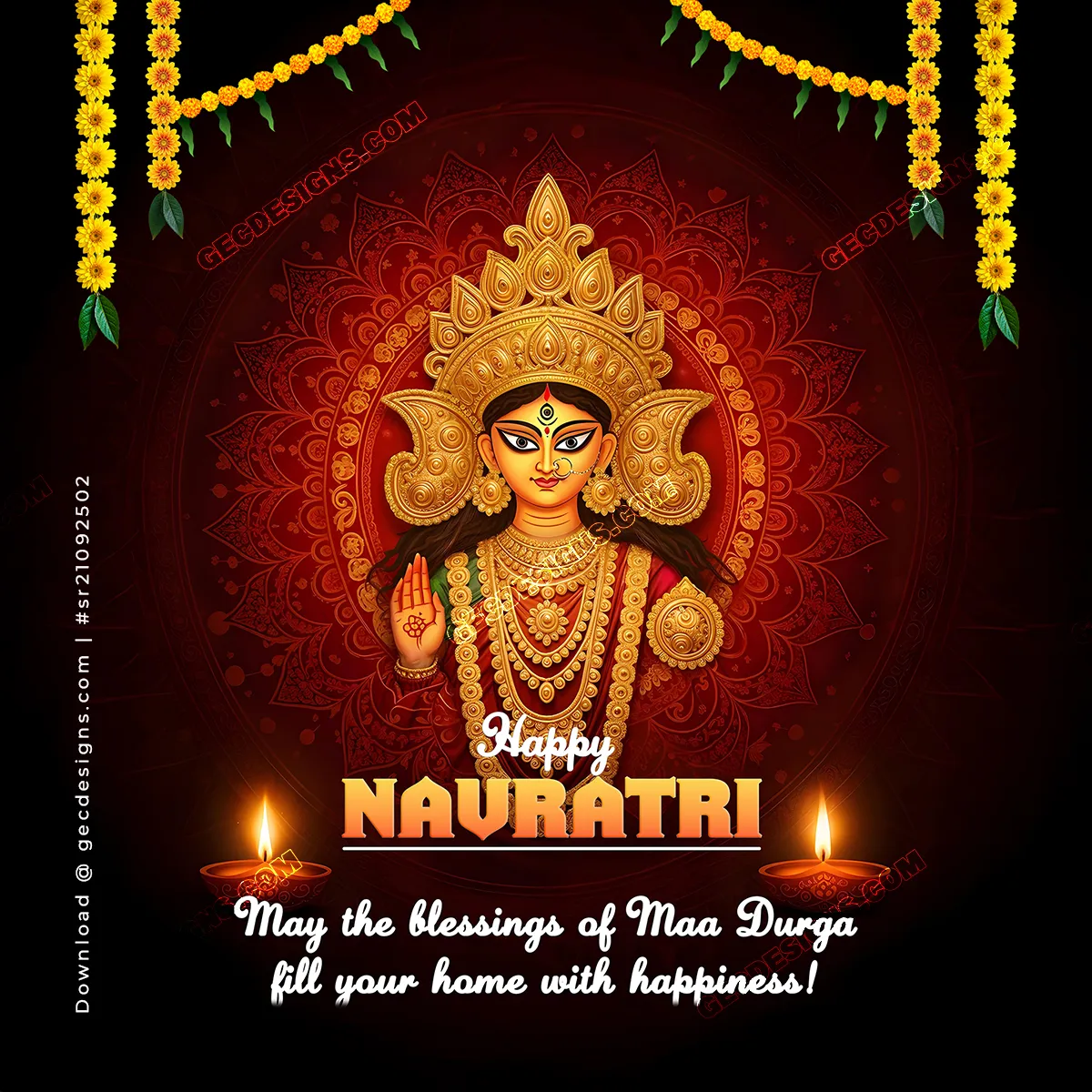 Happy Navratri 2025, Vijayadashami wishes, May Maa Durga bless you with ...