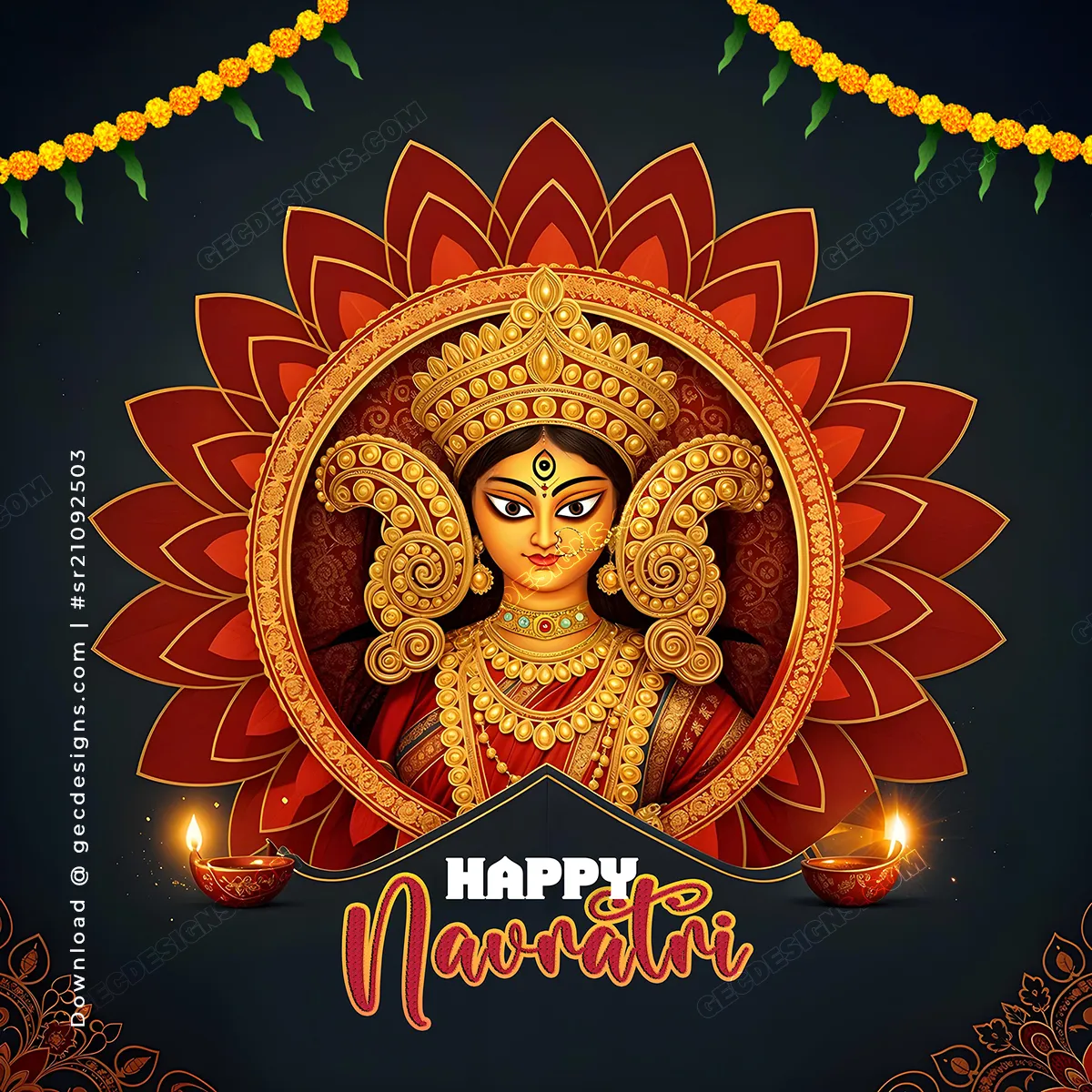 Happy Navratri 2025, Vijayadashami wishes with Maa Durga image and ...