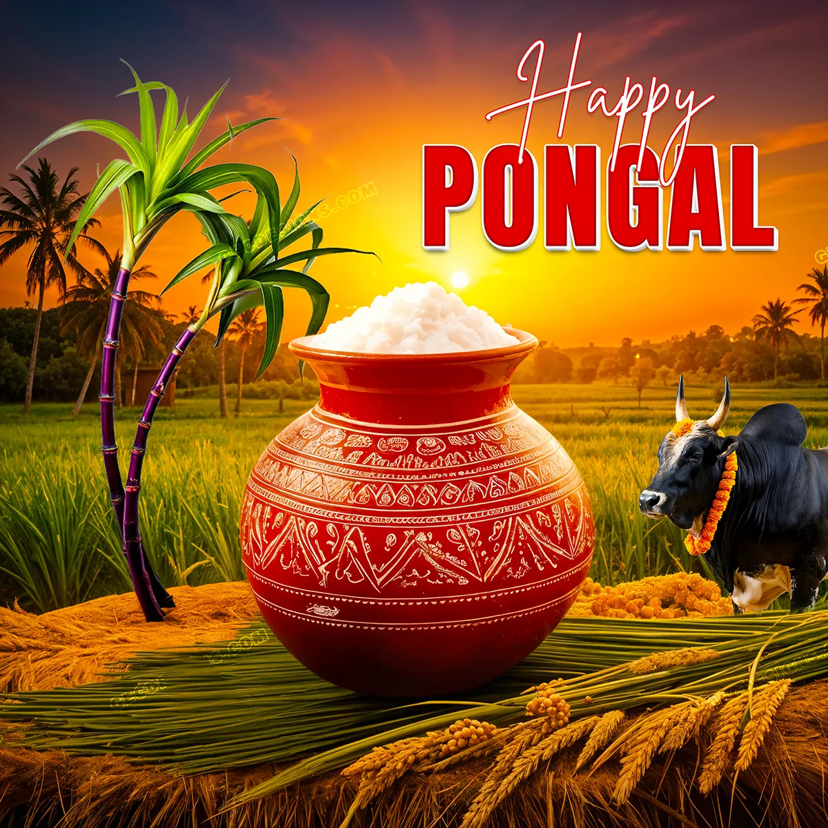 Happy Pongal 2025 Wishes to share WhatsApp Messages with Family and ...