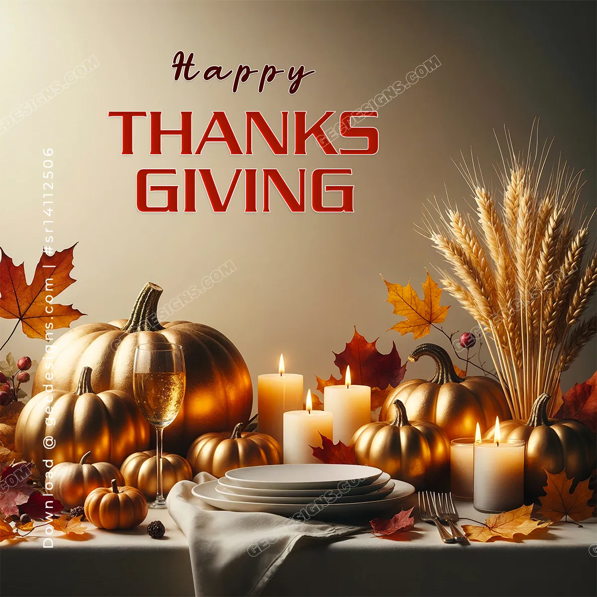 Heartfelt Happy Thanksgiving Image to Share Gratitude and Warm Wishes ...