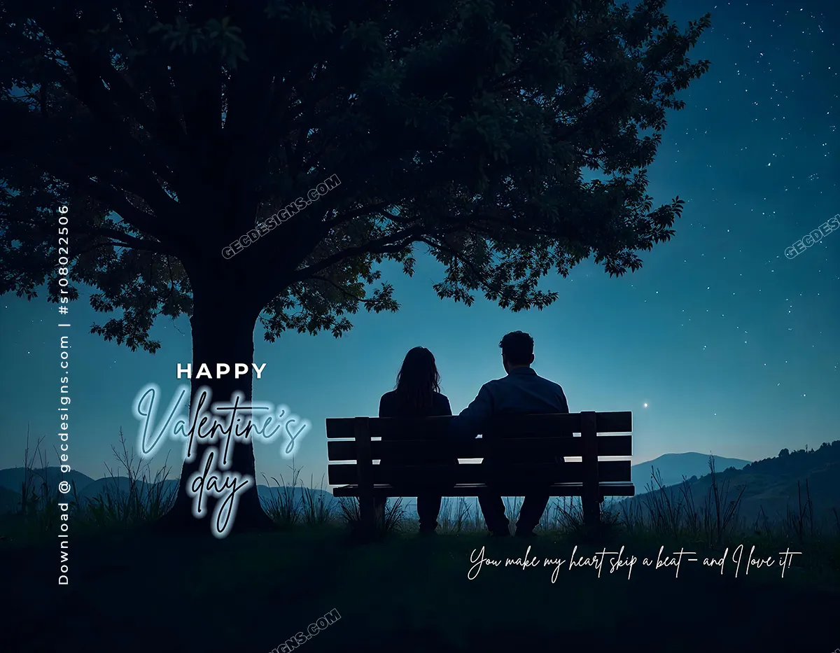 Happy Valentine’s Day Wishes with Cute Pink Hearts and Minimal Love ...