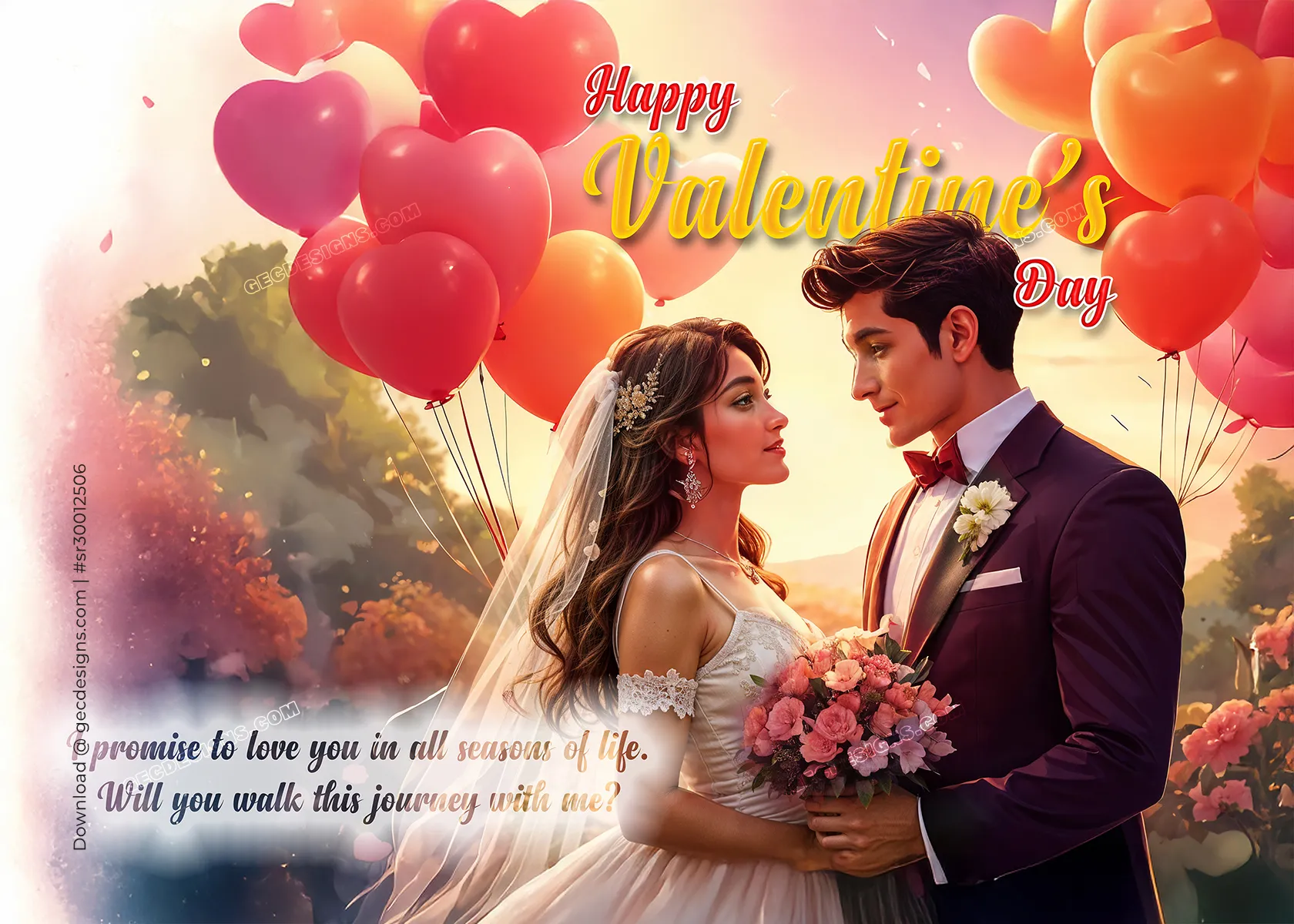 Happy Valentine’s Day wishes with Quotes wallpaper Romantic couple ...