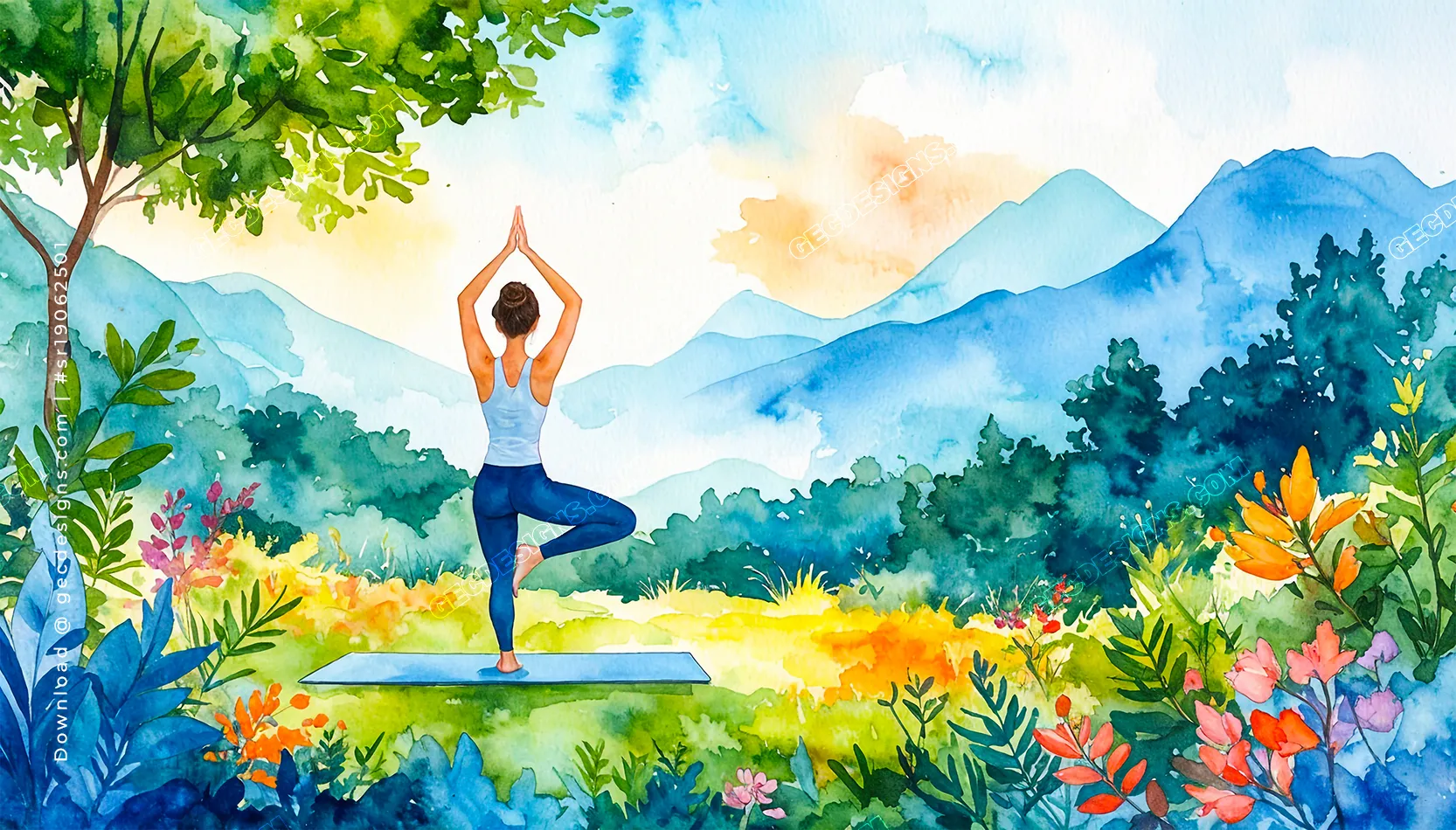 Yoga Day Images - GEC Designs