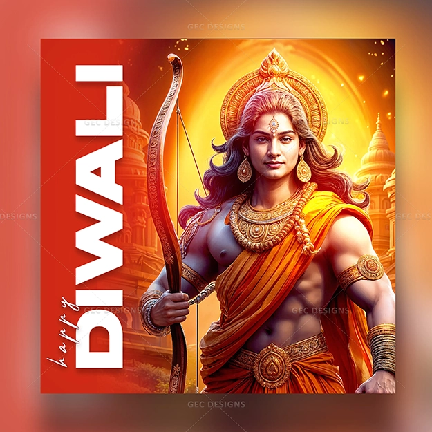 Lord Ram with Bow and Arrow HD wallpaper, Diwali Festival celebrations ...