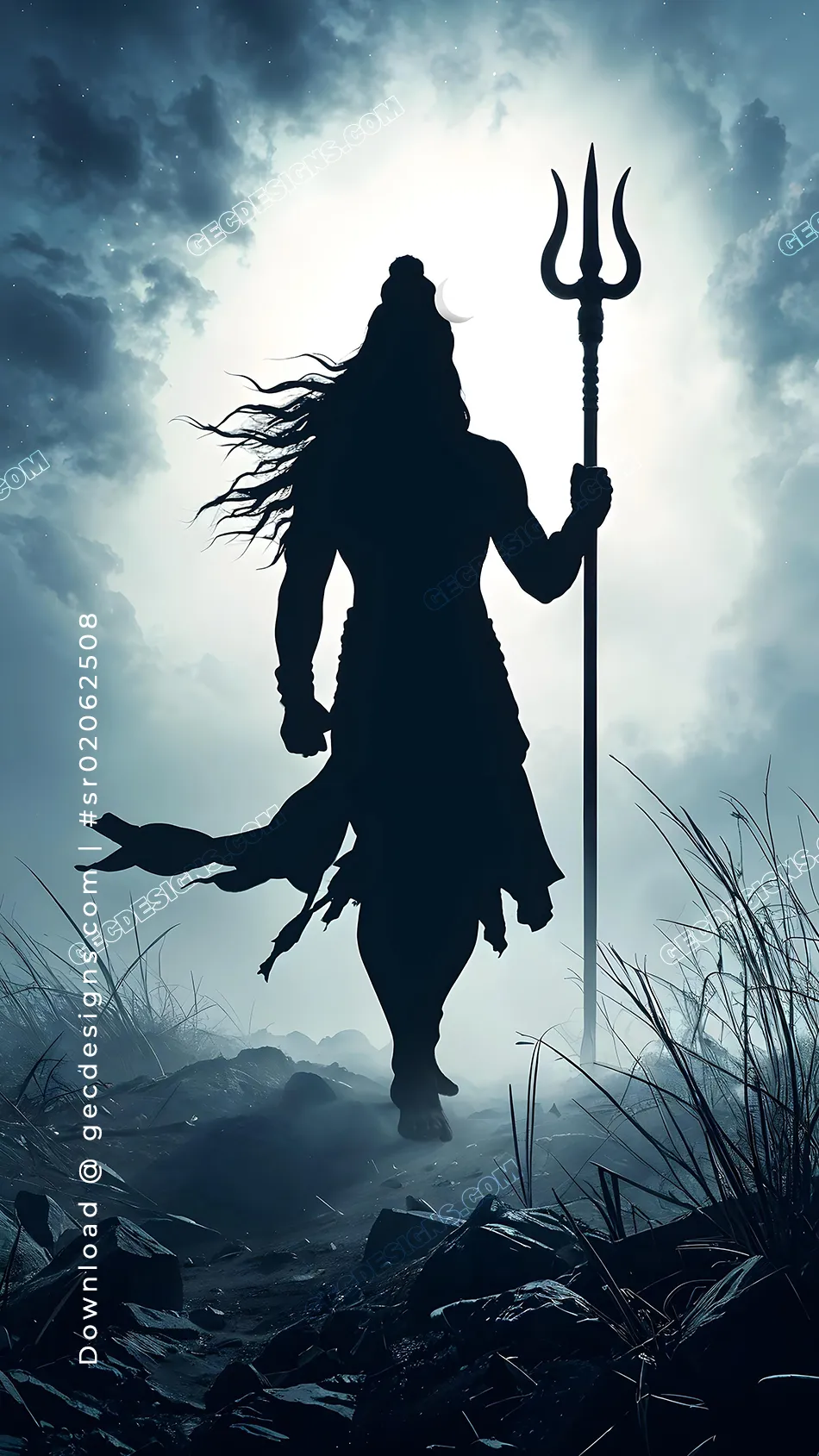 Lord Shiva Wallpaper, Lord Mahadev walking through a Mystical landscape ...
