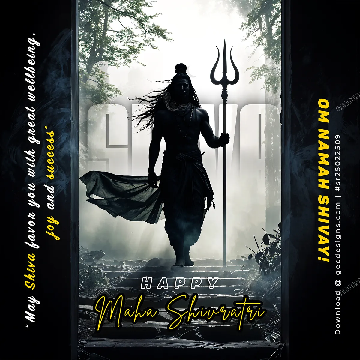 Lord Shiva with Trishul HD wallpaper, Divine day of Lord Shiva happy ...