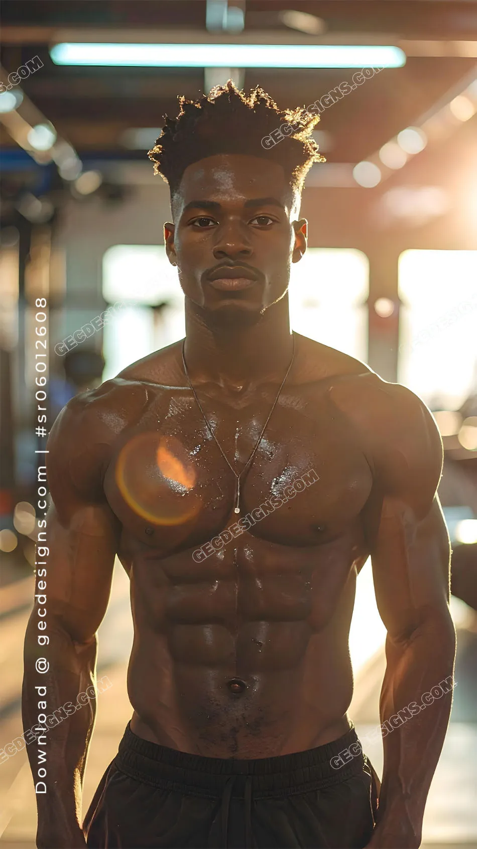 Male Fitness Bodybuilding Gym Wallpaper Featuring Extreme Muscle ...