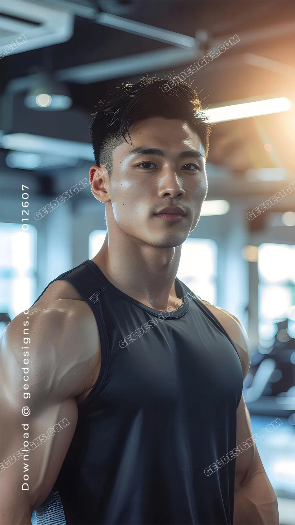 Male Fitness Bodybuilding Gym Wallpaper Featuring Extreme Muscle ...